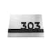 Office Door Numbers - Hotel Room Number Plates - Apartment Signage ...