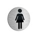 Ladies Toilet Sign Womens Restroom Signs Women's WC Door Symbol ...