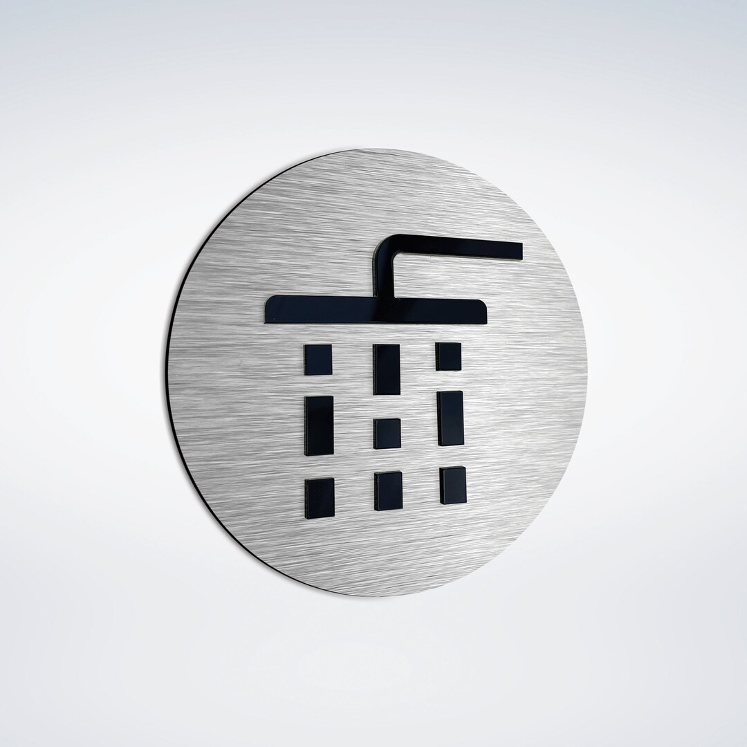 Shower Room Sign - Indoor & Outdoor Use - Bathroom Signage - Etsy