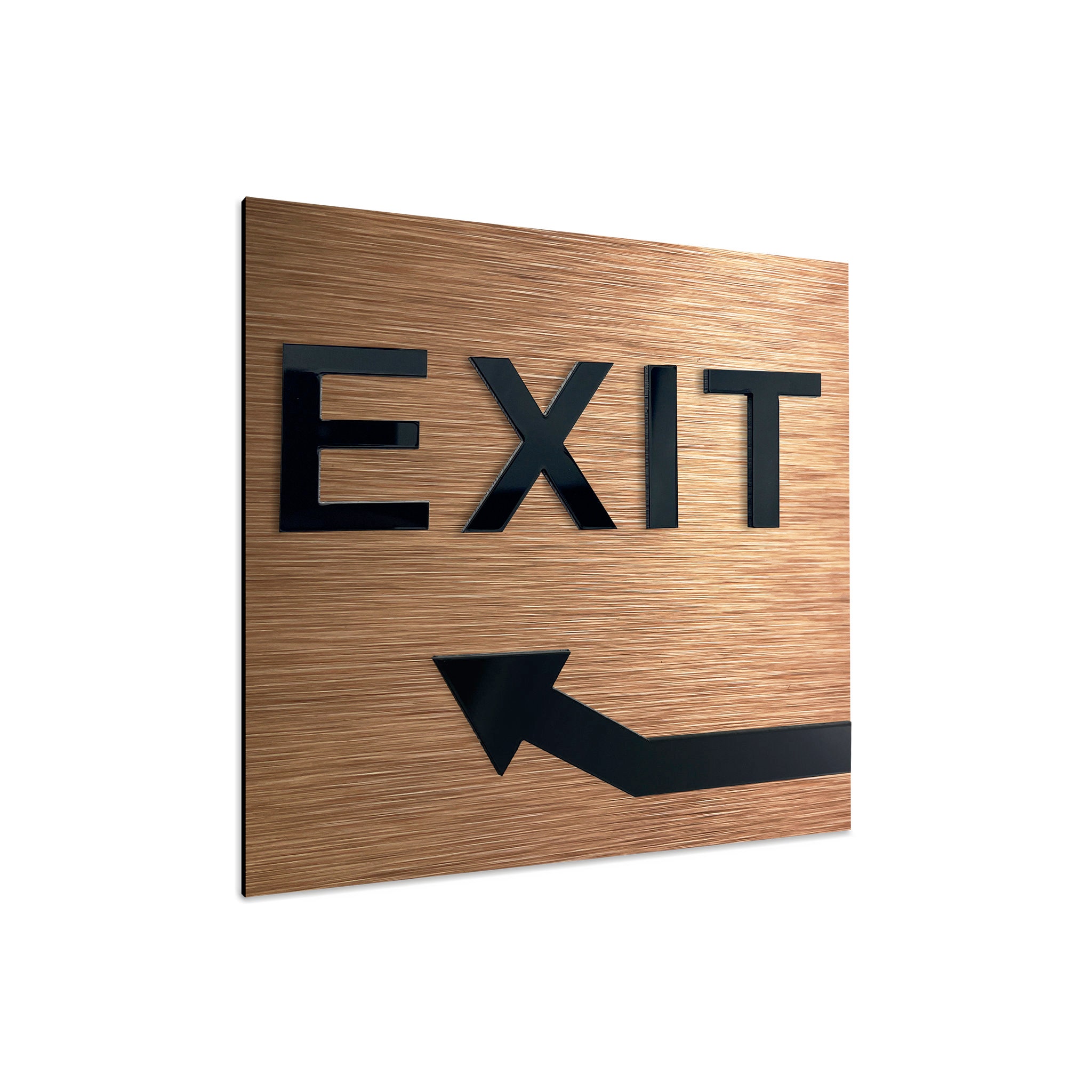 Building Exit Signs Emergency Sign Arrow / Bullet Signage - Etsy