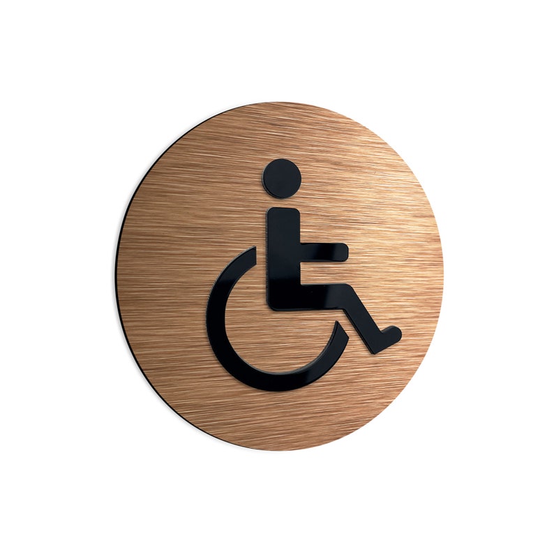Handicap Restroom Signs Handicapped Bathroom Sign - Etsy