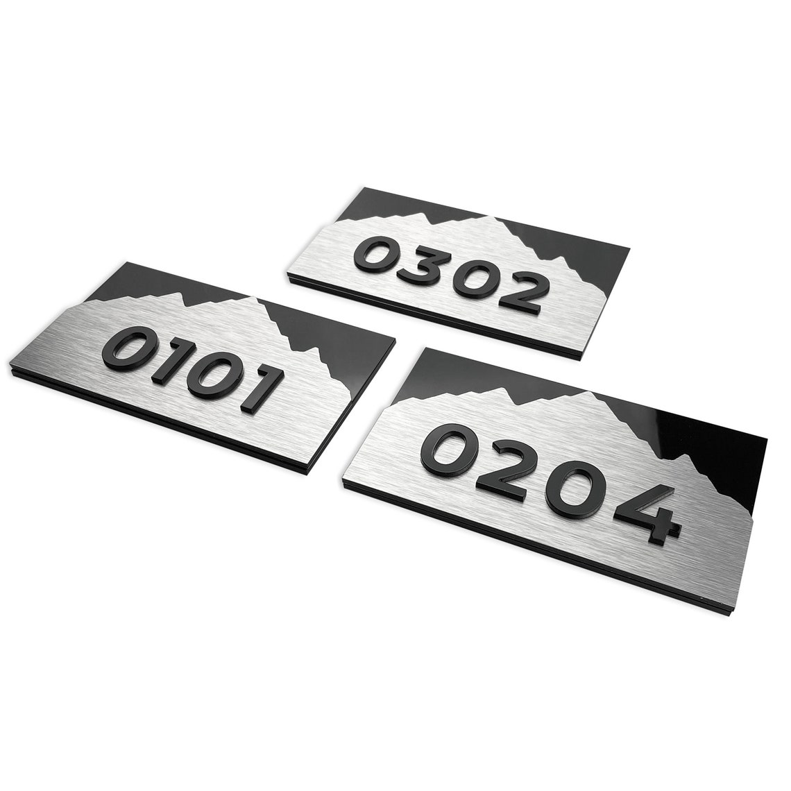 Modern Apartment Signage Number Plate Signs Hotel Room - Etsy