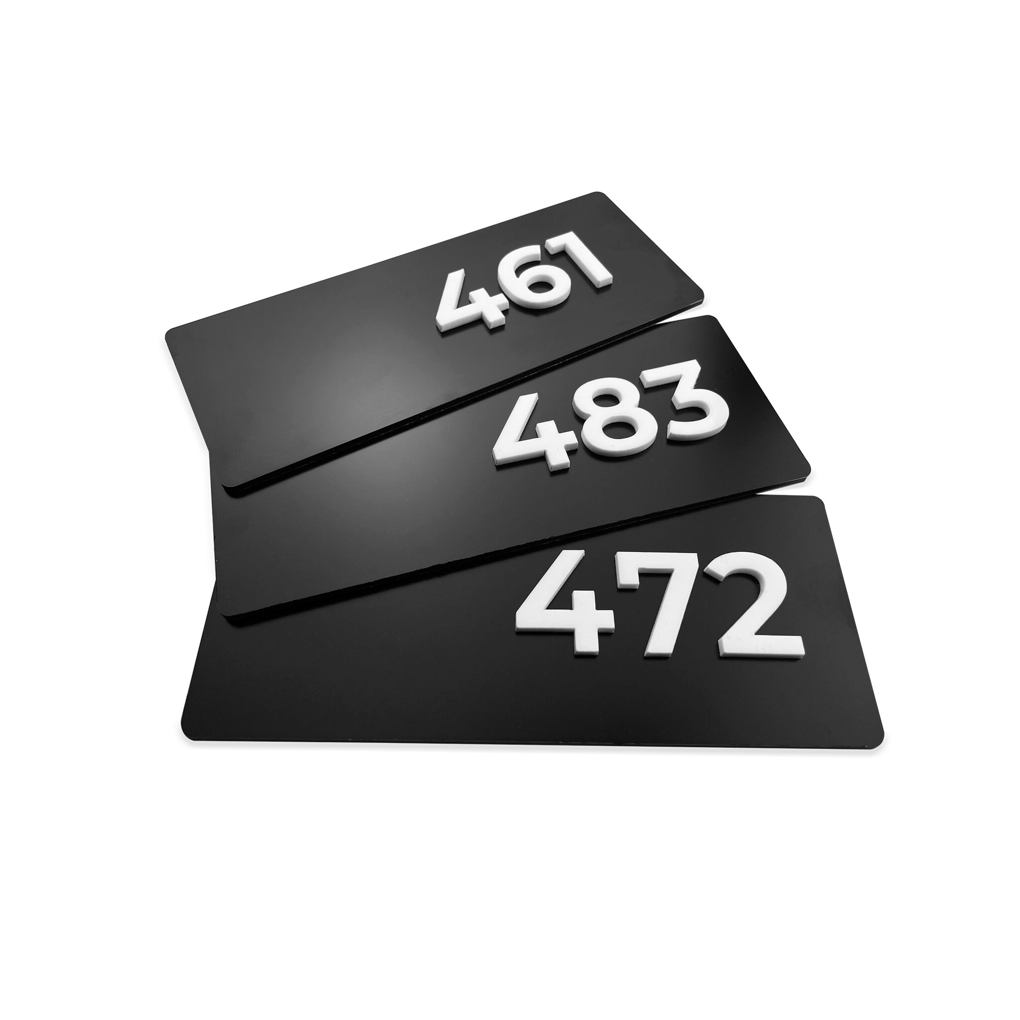 Custom Matte Black Hotel Room Number Signs With Numbers - Etsy Australia