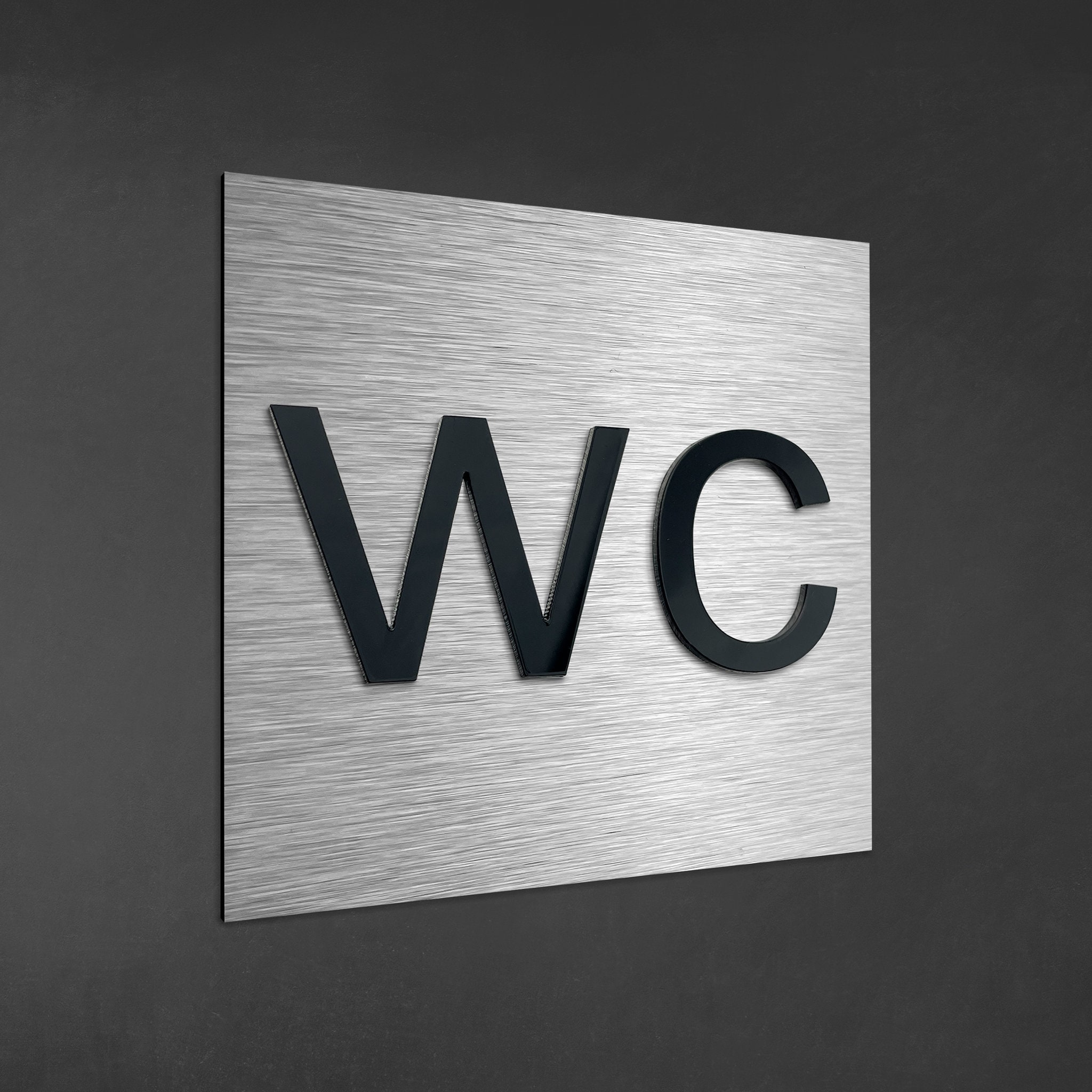 Unisex Toilet Signage Restroom Door Signs WC Bathroom Sign - Etsy