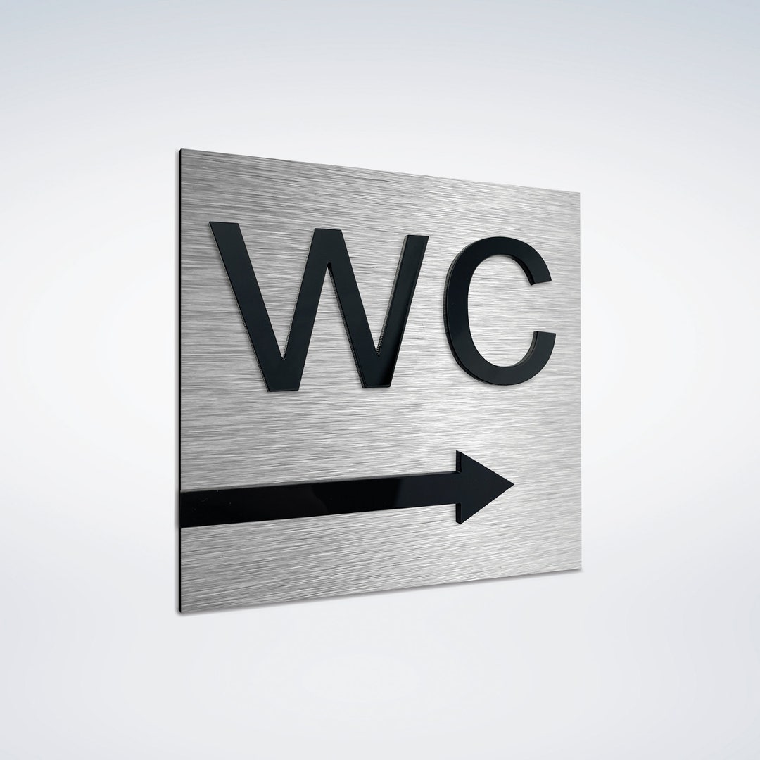 WC Restroom Sign - Bathroom Signage - All Gender Restroom Signs ...