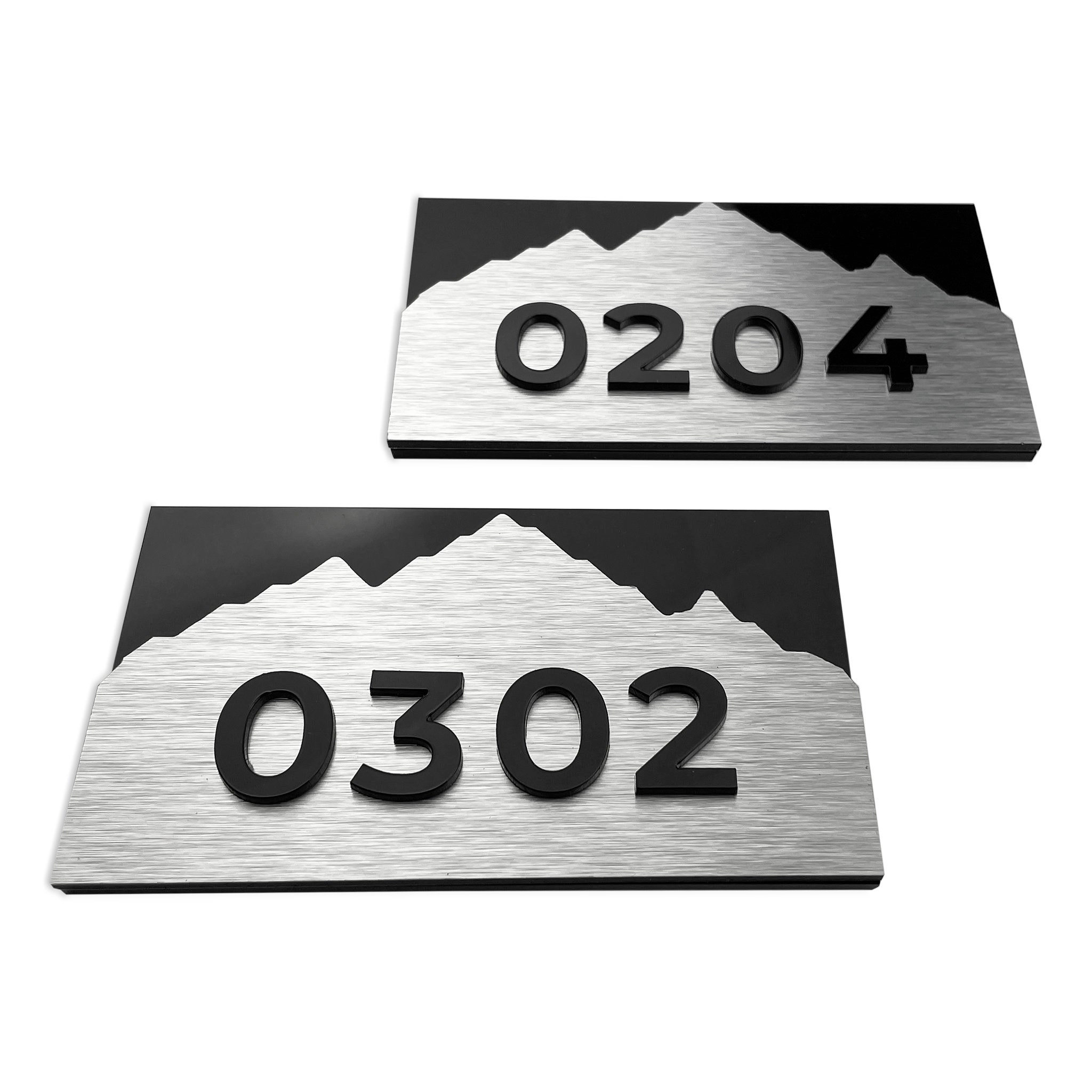 Modern Apartment Signage Number Plate Signs Hotel Room - Etsy