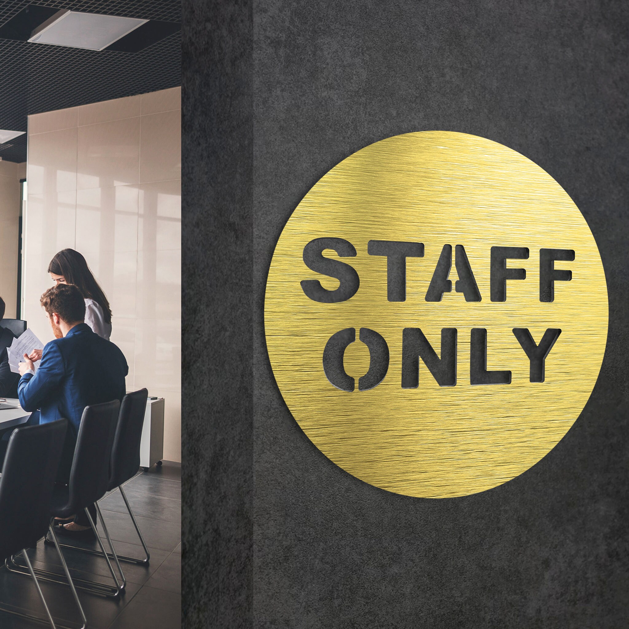 Staff Only Sign Staff Sign Employees Only Sign Office - Etsy