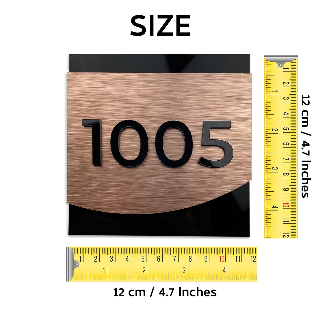 Personalized Hotel Room Number Plate - Apartment Door Numbers - Number ...