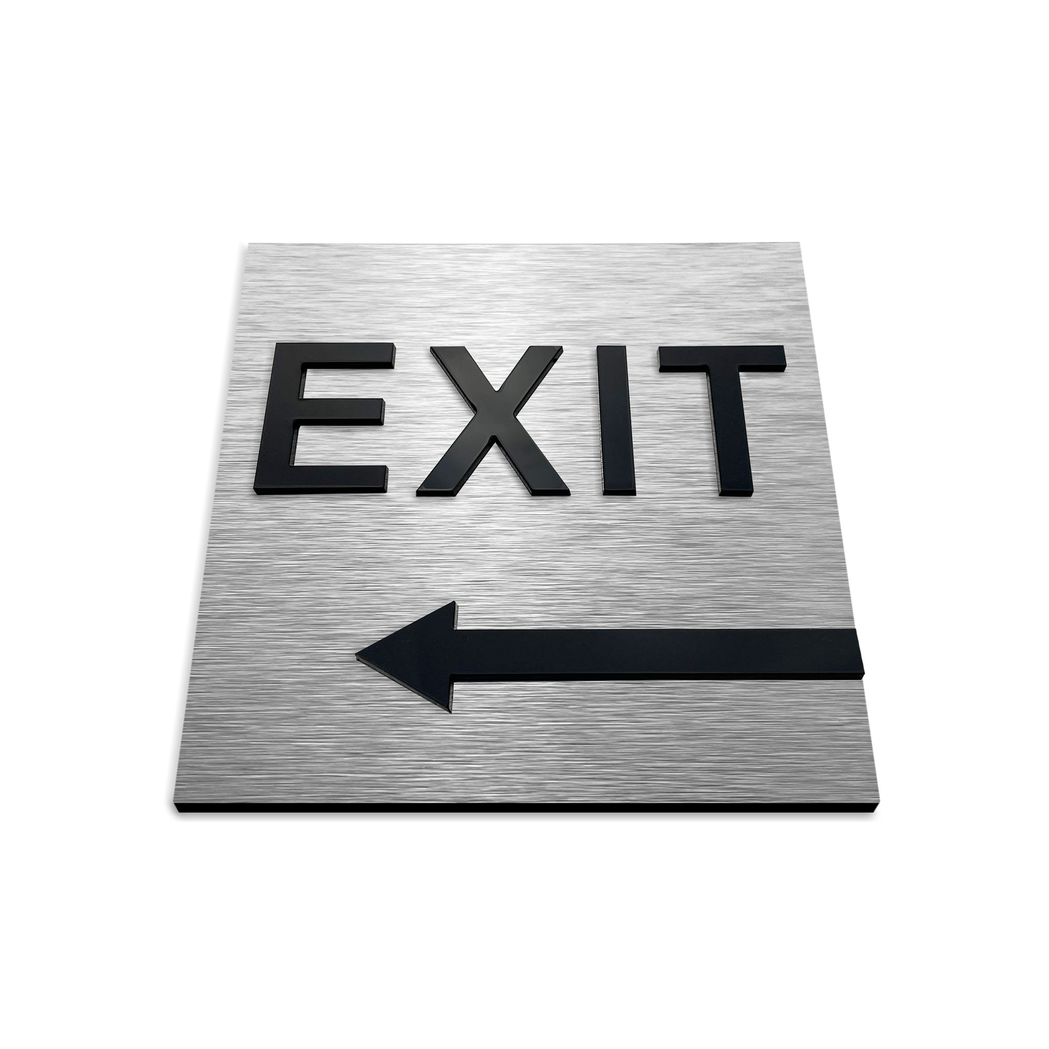 Modern Exit Sign Emergency Signs Arrow / Bullet Signage - Etsy