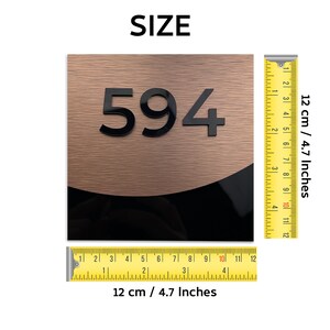 ALUMADESIGNCO Hotel Room Number Plate - Apartment Door Numbers - Number ...