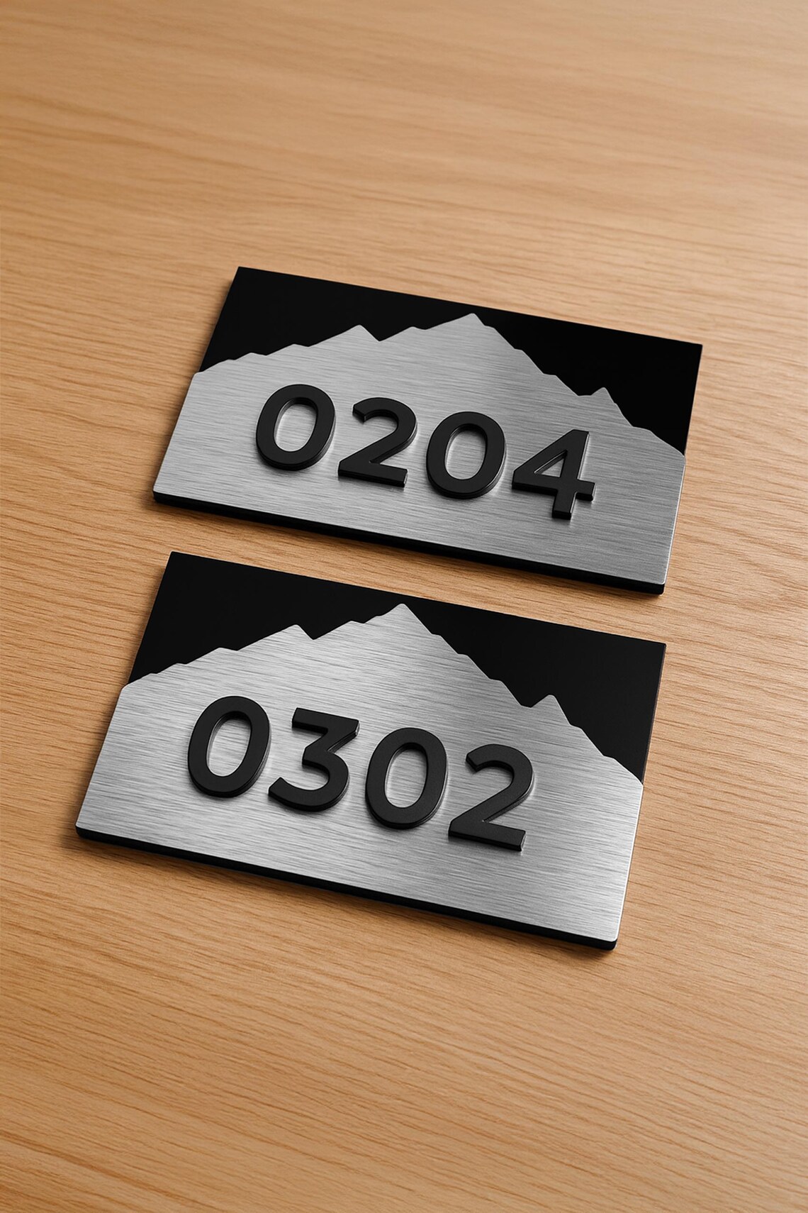 Modern Apartment Signage - Number Plate Signs - Hotel Room Signs ...