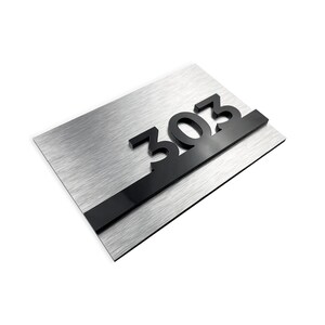 Custom Apartment Number Room Signs Personalized Hotel Rooms Numbers ...