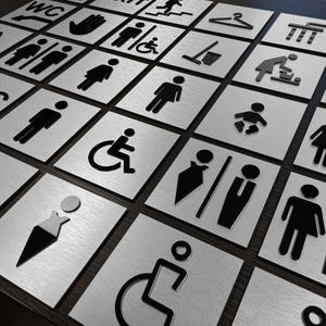 Handicapped Signs - Wheelchair Signage - Handicap Bathroom Sign ...
