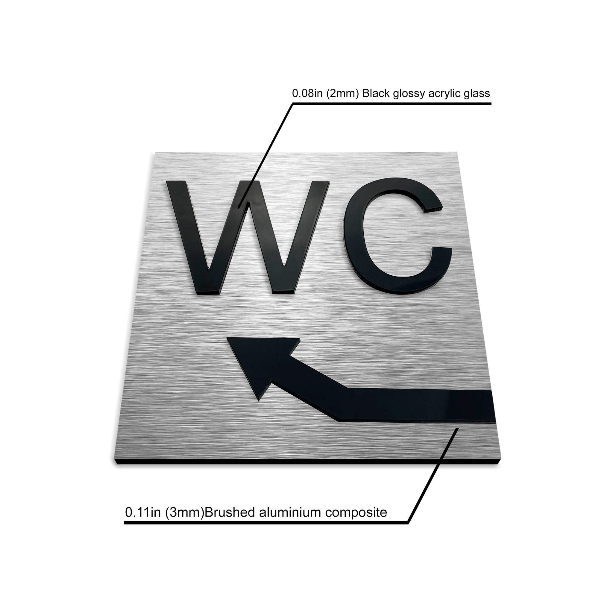 Water Closet Sign Restroom Door Signs Toilet Signage - Etsy