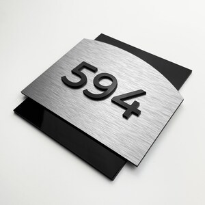Door Number Sign - Modern Exam Room Numbers - Apartment Door Number ...
