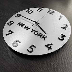 World Timezone Clock - Custom Made Time Zones Clocks - Modern Time Zone Clocks - Modern Hotel ...