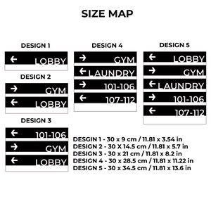 Hotel Wayfinding Sign - Directional Signs, Custom Room Directional ...
