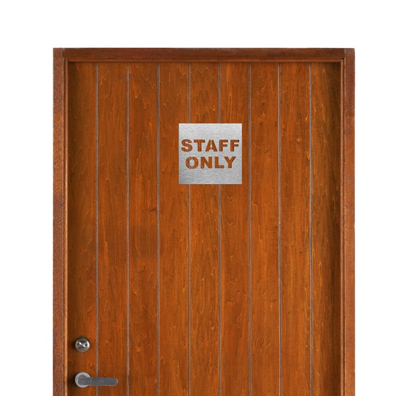 Staff Only Door