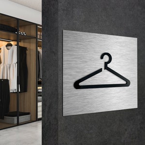 Changing Room Sign - Cloakroom Signs - Wardrobe Signage - Fitting Room ...