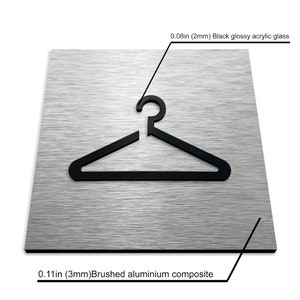 Changing Room Sign - Cloakroom Signs - Wardrobe Signage - Fitting Room ...