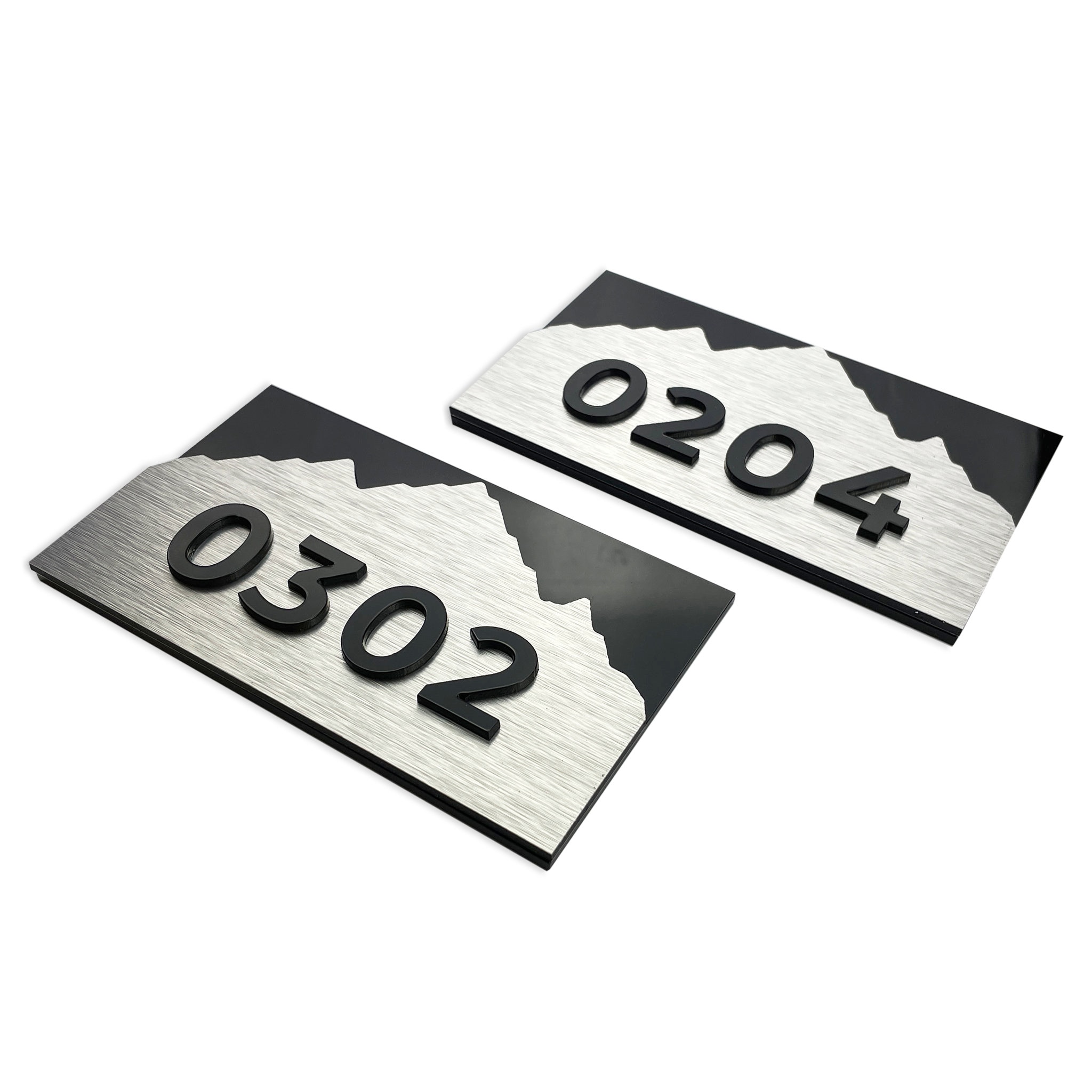 Modern Apartment Signage Number Plate Signs Hotel Room - Etsy
