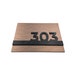 Custom Door Number Signs - Modern Personalized Door Numbers Plaques ...