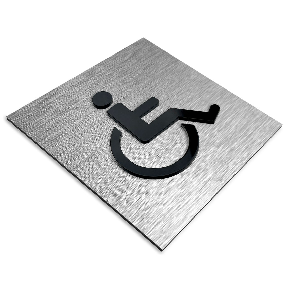 Handicap Bathroom Sign Handicapped Signs Wheelchair - Etsy