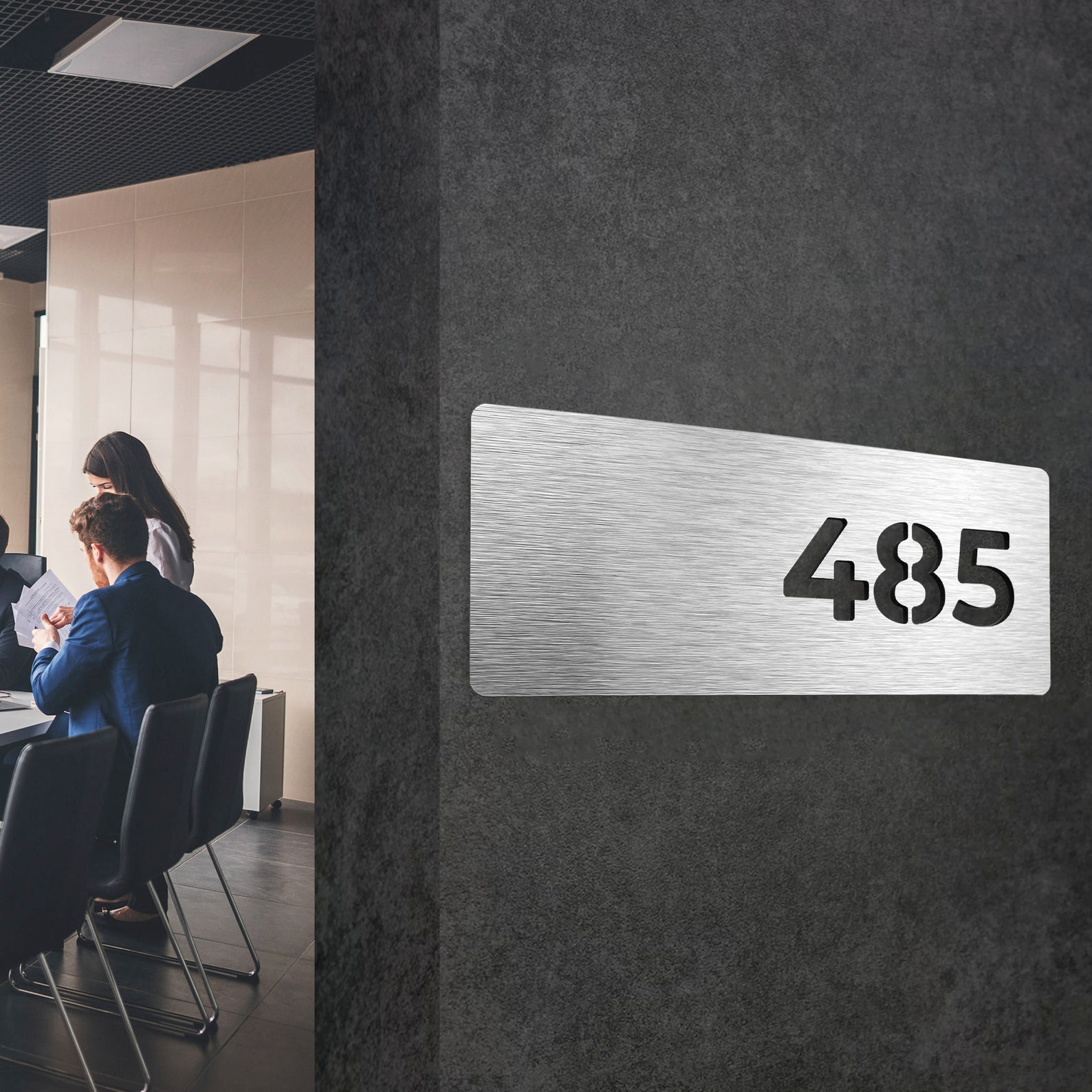 Hotel Room Number Design - Door Number Plaque - Hotelsigns - Apartment ...