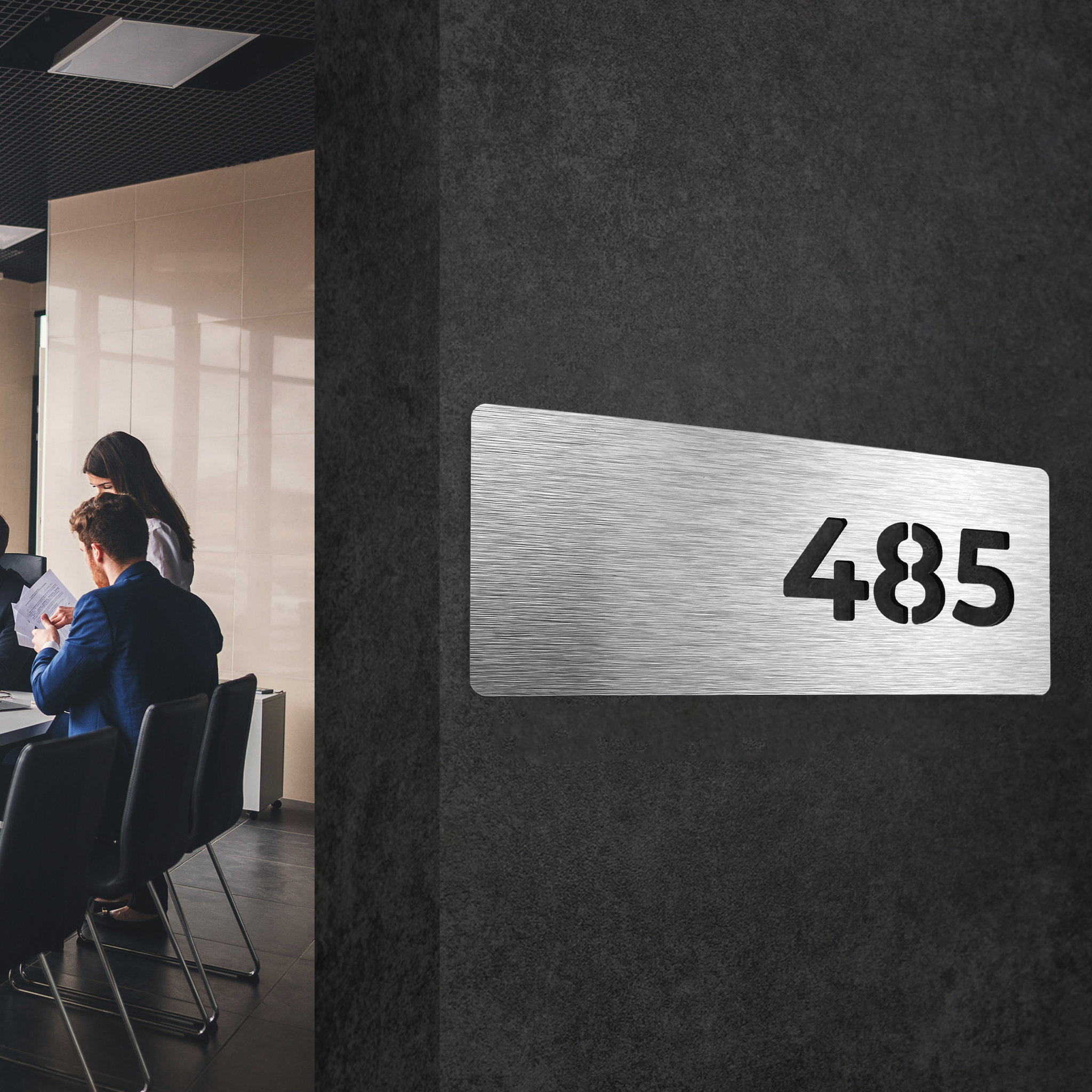 Hotel Room Number Design - Door Number Plaque - Hotelsigns - Apartment ...