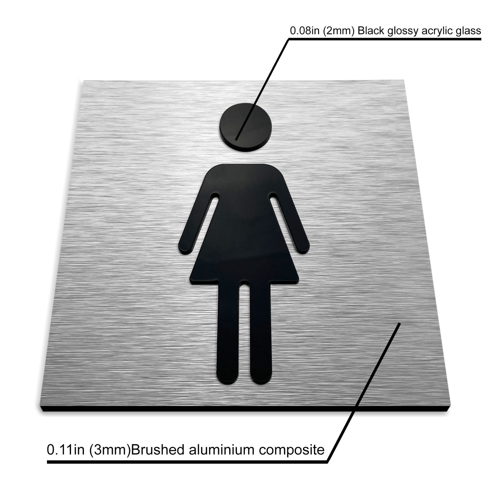 Womens Restroom Sign Woman Bathroom Signs Female Bathrooms - Etsy
