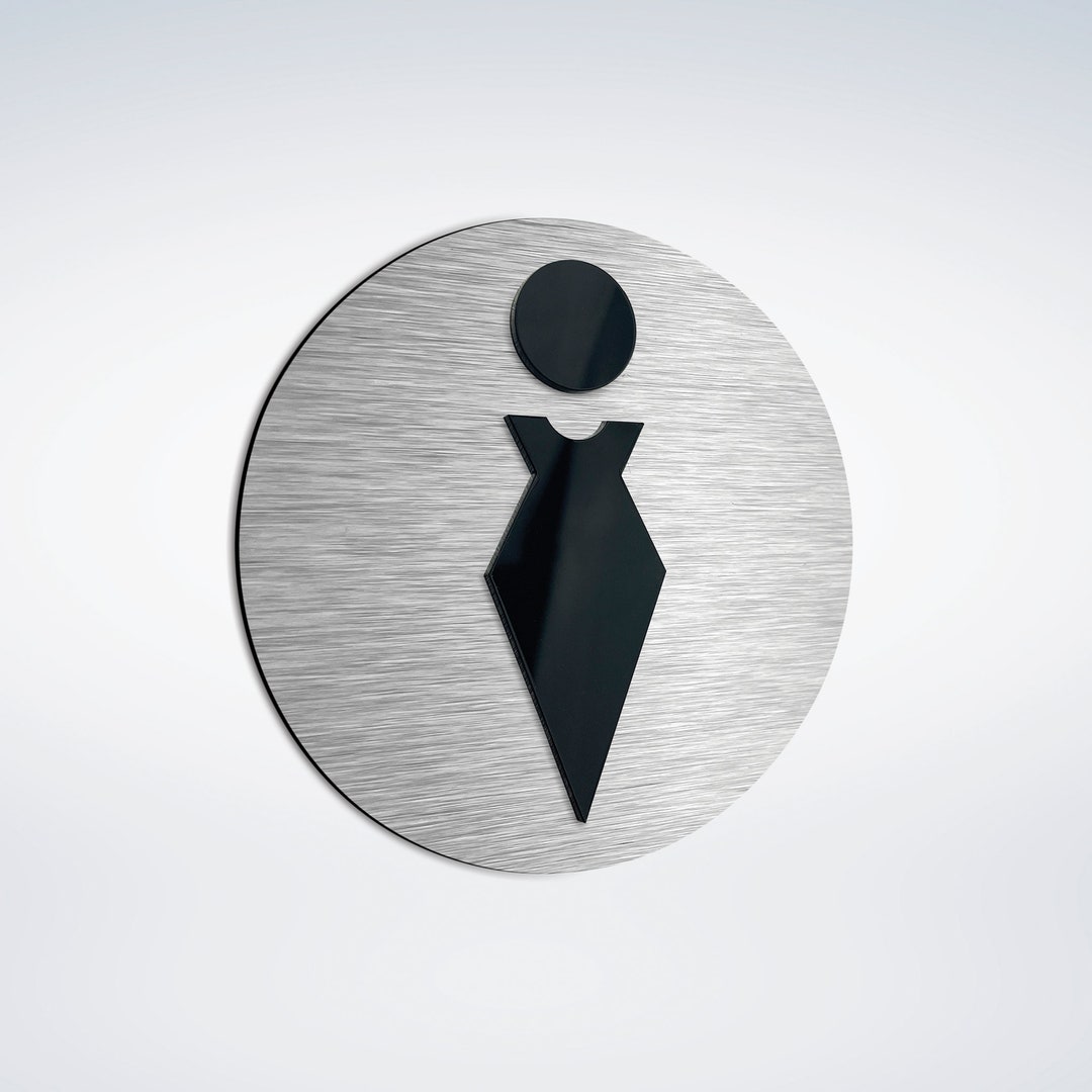 Ladies Room Sign - Women Bathroom Sign - Womens Restroom Signage ...