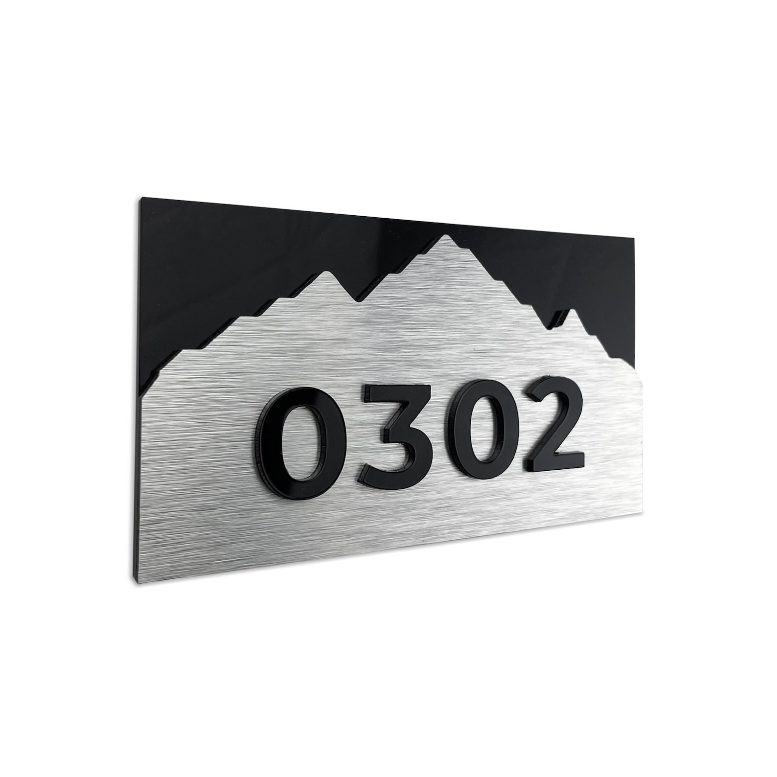 Modern Apartment Signage Number Plate Signs Hotel Room - Etsy