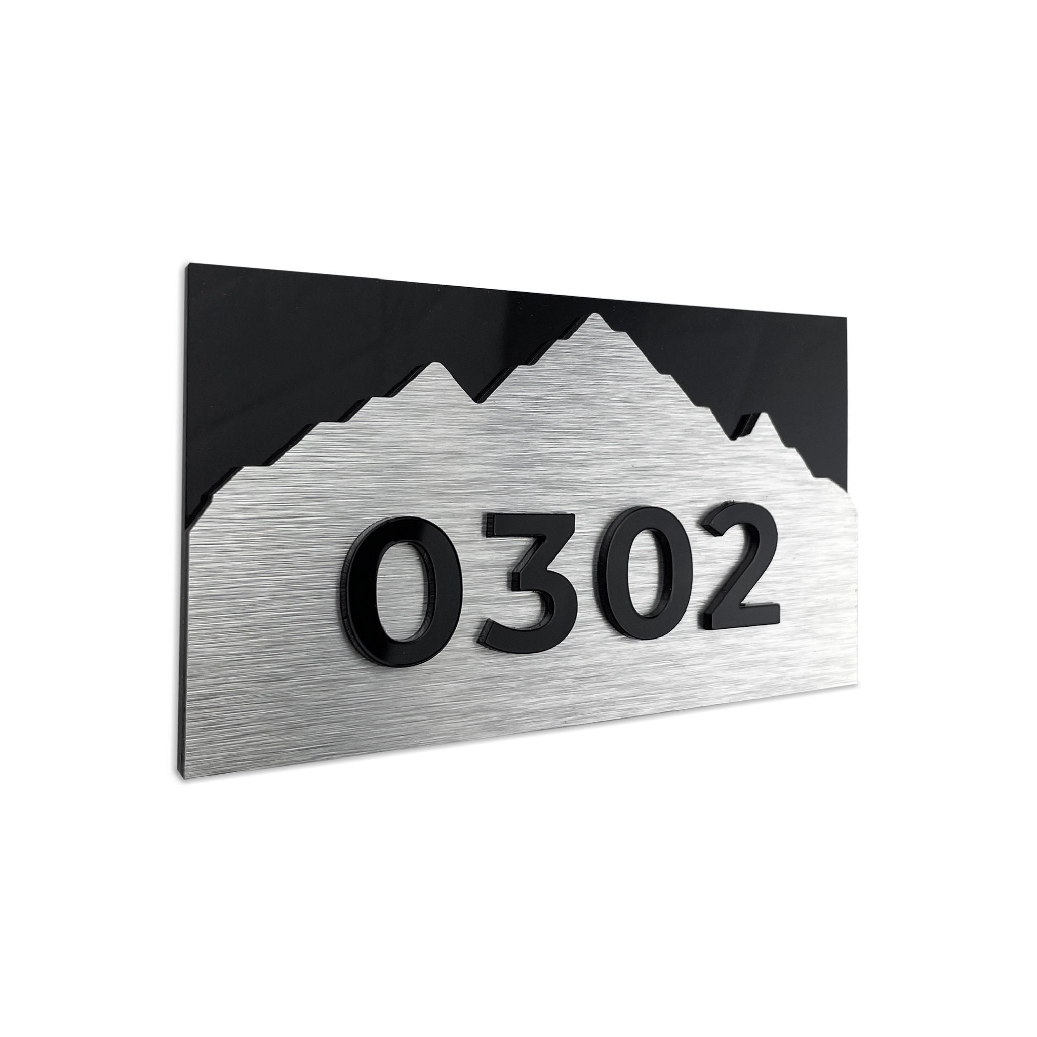 Modern Apartment Signage Number Plate Signs Hotel Room - Etsy