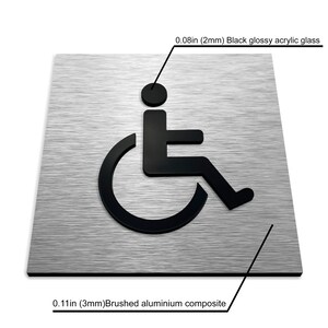 Handicap Bathroom Sign - Handicapped Signs - Wheelchair Signage ...