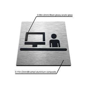 Office Door Signs - Staff Only Sign - Employees Only Signage - Metal ...