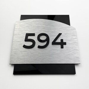 Door Number Sign - Modern Exam Room Numbers - Apartment Door Number ...
