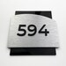 Door Number Sign Modern Exam Room Numbers Apartment Door Number Metal ...