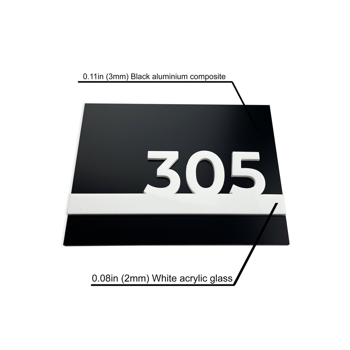 Hotel Room Number Signs Modern Suite Signage Apartment - Etsy