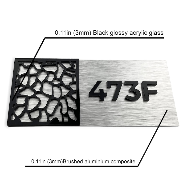 Door Label Room Numbers Signs Metal Number Signage - Etsy