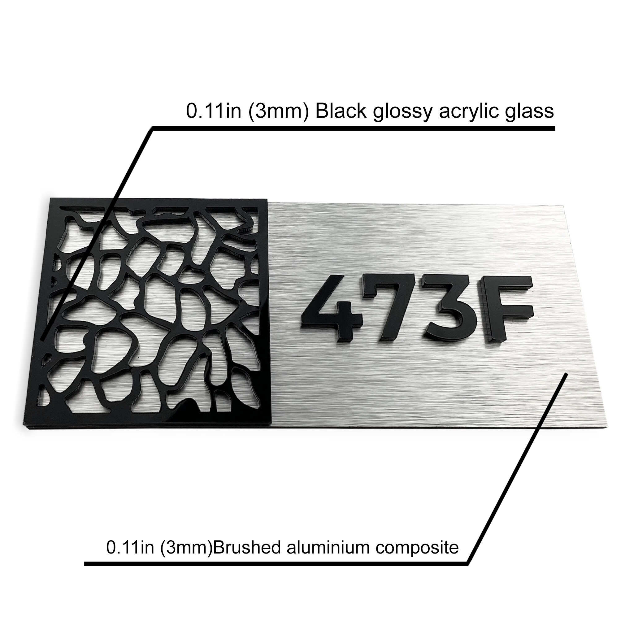 Door Label Room Numbers Signs Metal Number Signage - Etsy