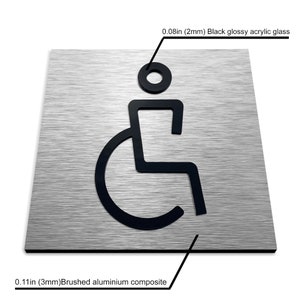 Handicapped Signs - Wheelchair Signage - Handicap Bathroom Sign ...