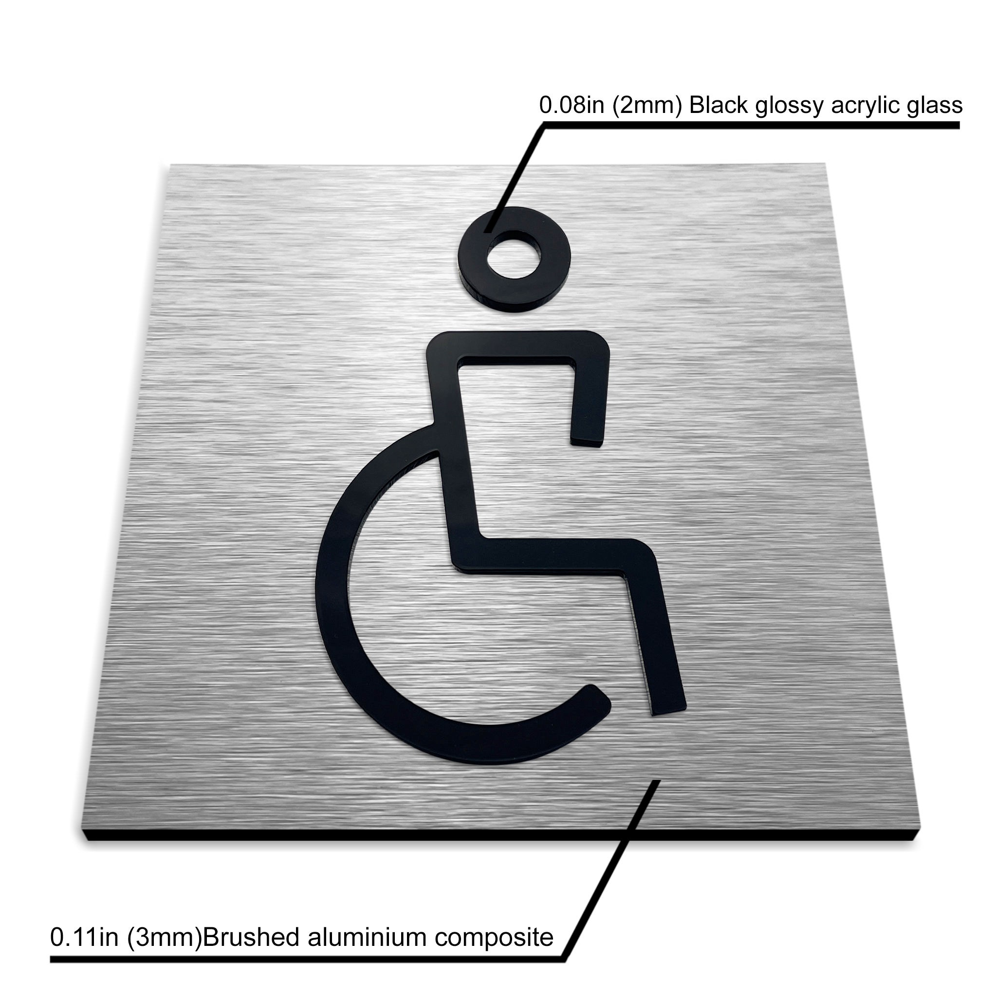 Handicapped Signs Wheelchair Signage Handicap Bathroom - Etsy