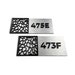 Door Label Room Numbers Signs Metal Number Signage Apartment Door ...