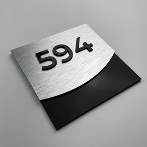 Personalized Door Number Sign - Modern Exam Room Numbers - Apartment ...