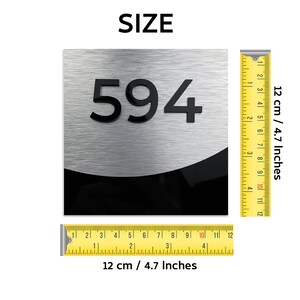 Personalized Door Number Sign - Modern Exam Room Numbers - Apartment ...