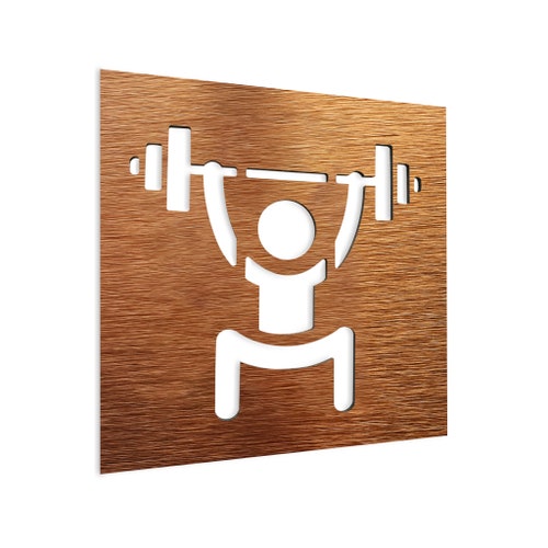 GYM Door Sign. Fitness Center Sign. Training Room Sign. - Etsy