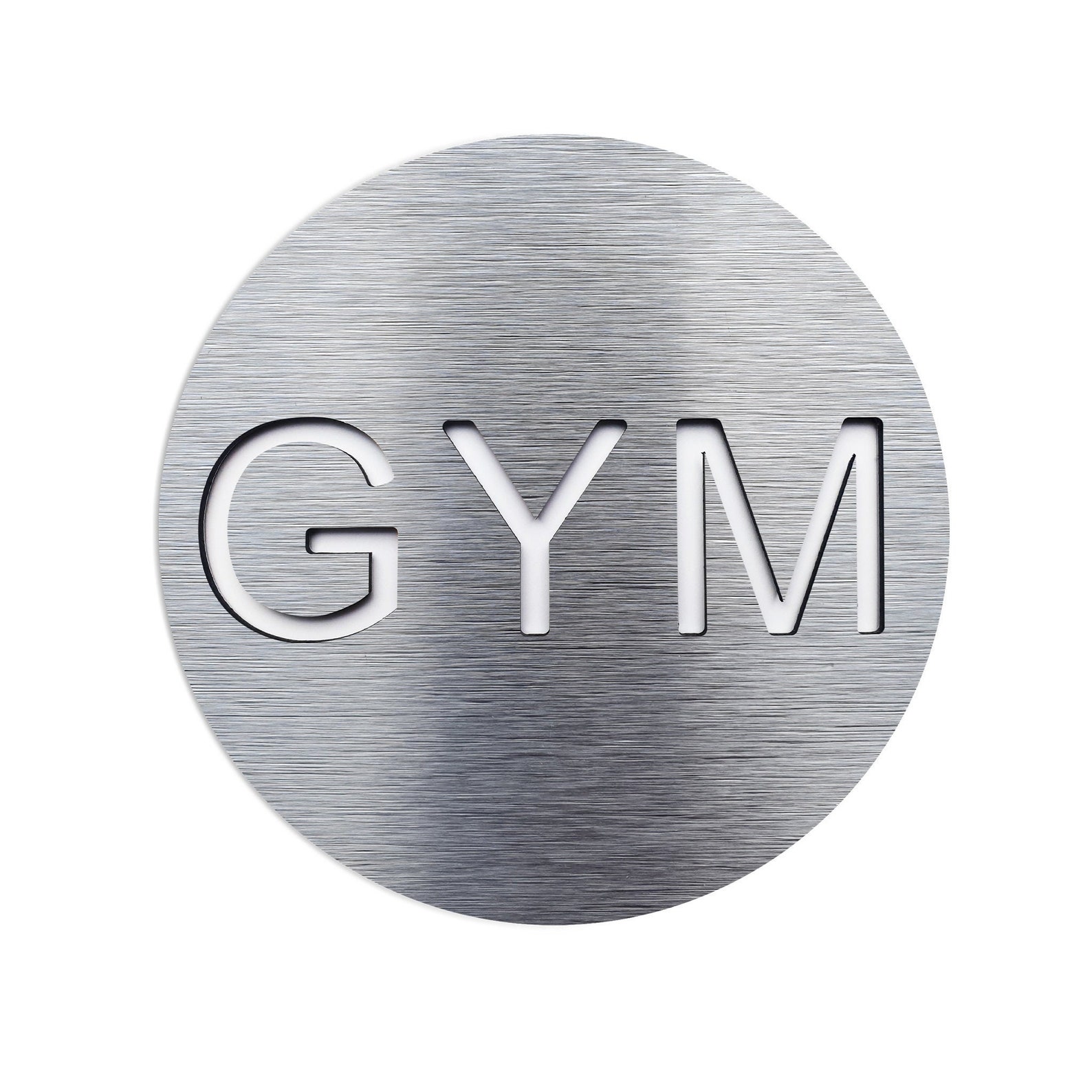 Aluminium Training Room Door Sign Gym Wall art Plaque | Etsy