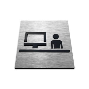 Office Door Signs - Staff Only Sign - Employees Only Signage - Metal ...