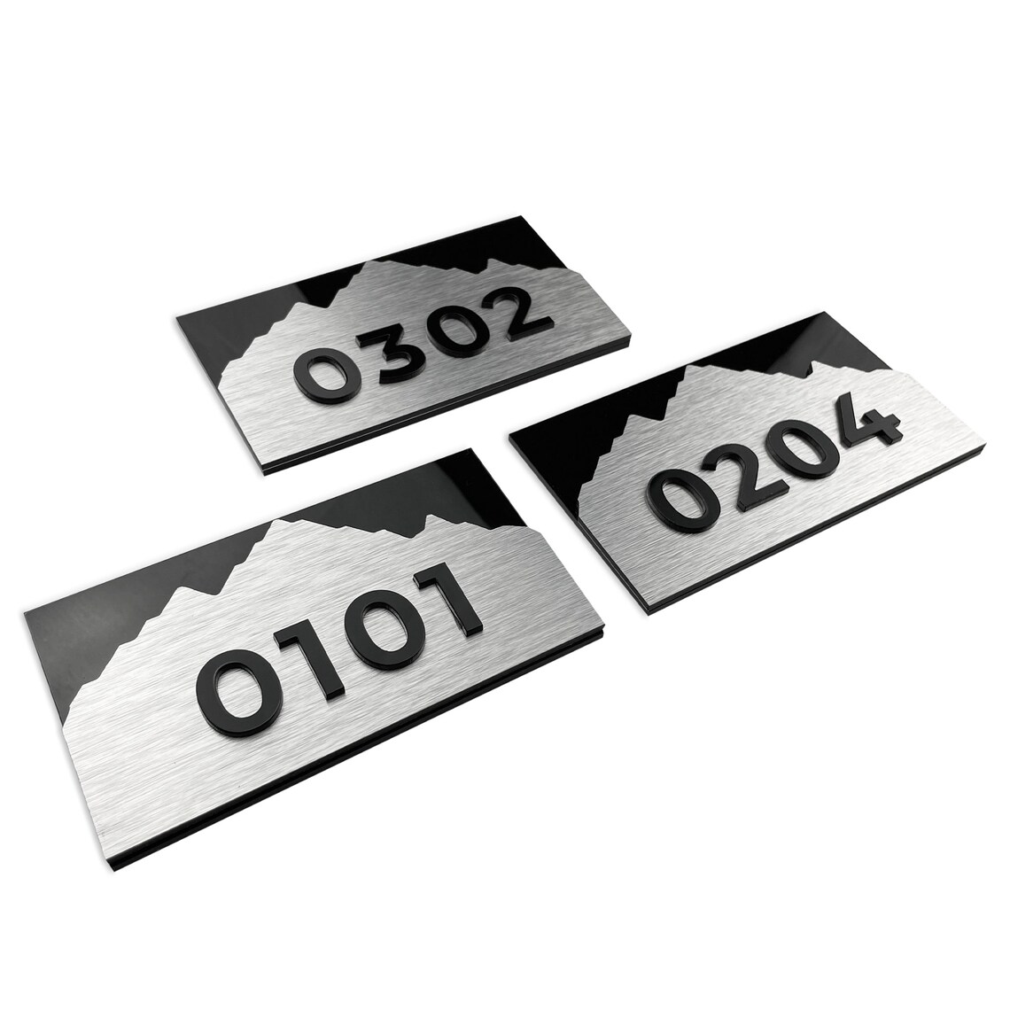 Modern Apartment Signage Number Plate Signs Hotel Room - Etsy