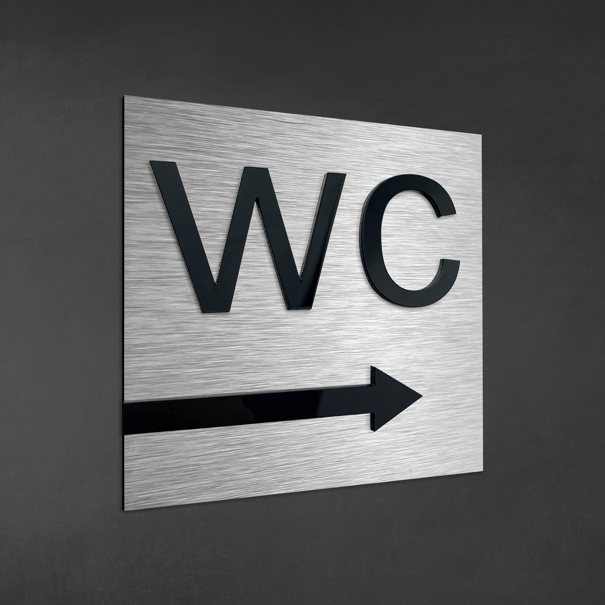 WC Restroom Sign Bathroom Signage All Gender Restroom - Etsy